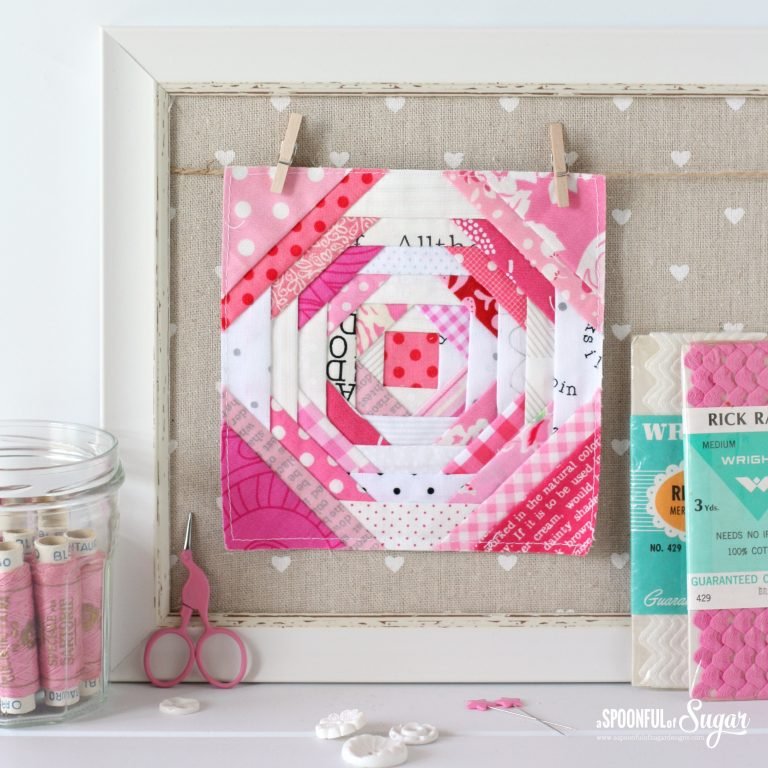 Pineapple Foundation Paper Piecing Quilt Block (5 Sizes) - A Spoonful ...