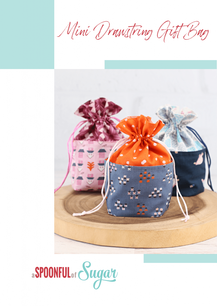 Mini Drawstring Gift Bag - A Spoonful of Sugar Shop