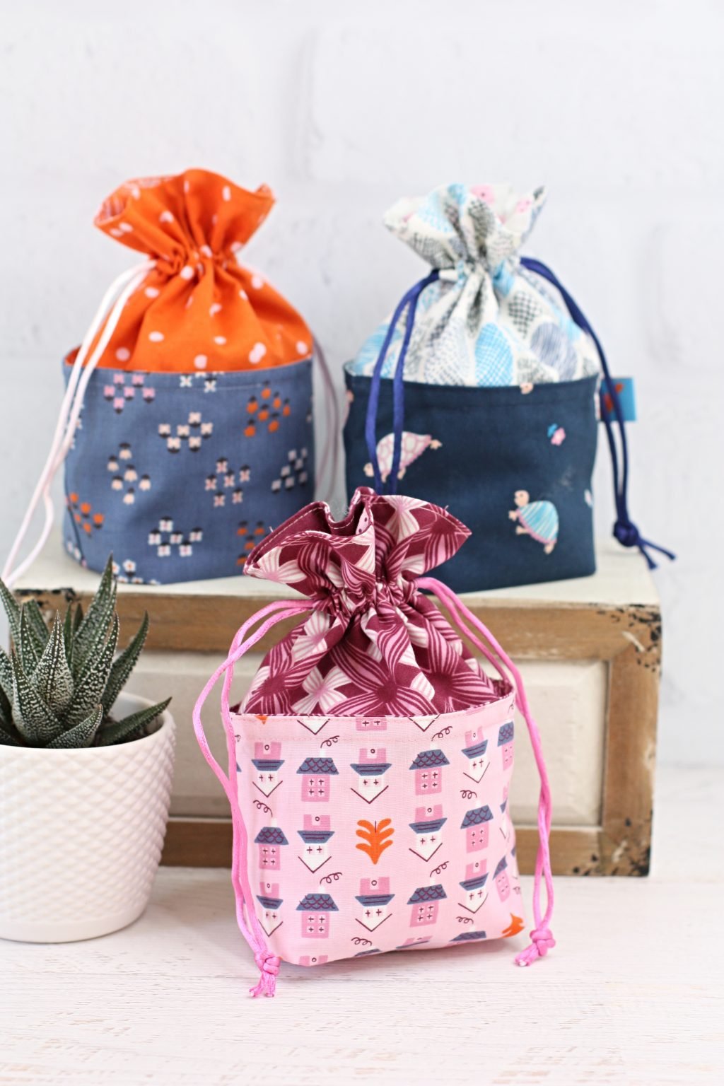 Mini Drawstring Gift Bag - A Spoonful of Sugar Shop