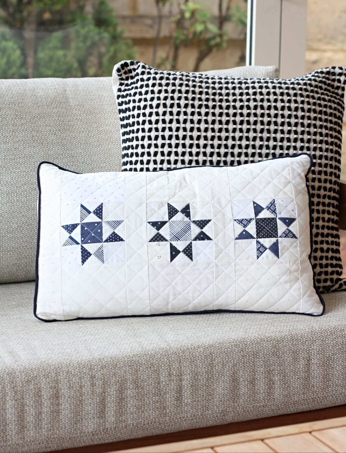 Star Pillow: 2 Styles (Square and Rectangle) - A Spoonful of Sugar Shop