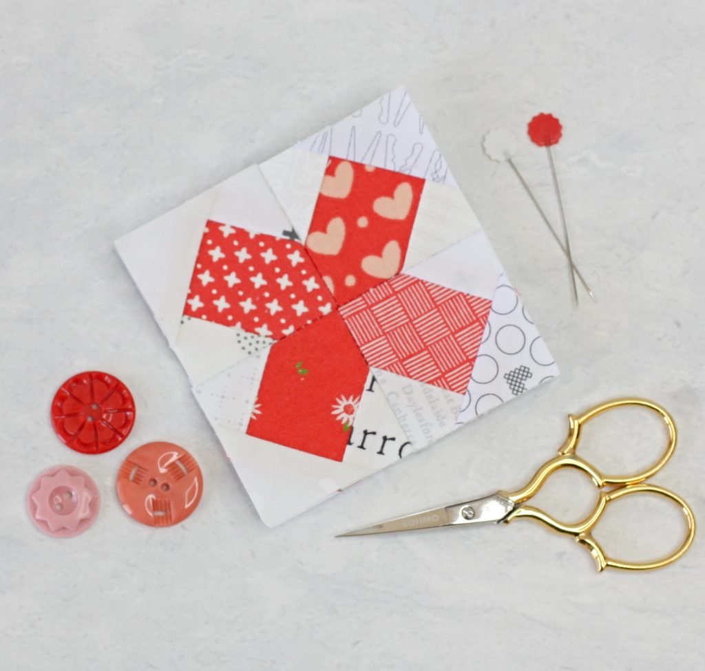 Cross Block Foundation Paper Piecing Quilt Block (4 Sizes) - A Spoonful ...