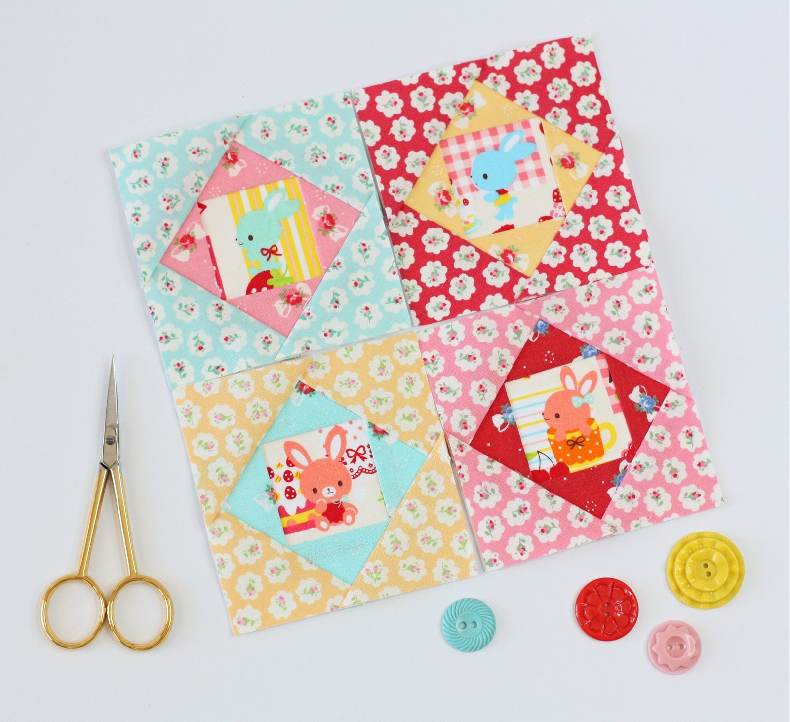 Economy Block Foundation Paper Piecing Quilt Block (5 Sizes) - A ...