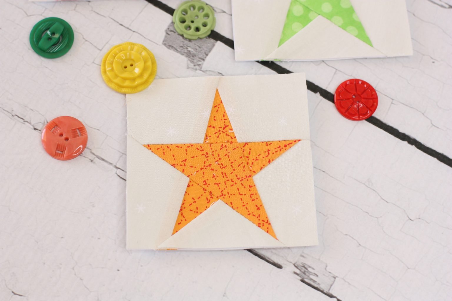 Classic Star Block Foundation Paper Piecing Quilt Block (5 Sizes) - A ...