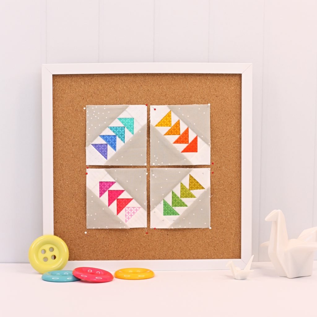 Flying Geese Foundation Paper Piecing Quilt Block 5 Sizes A 9551