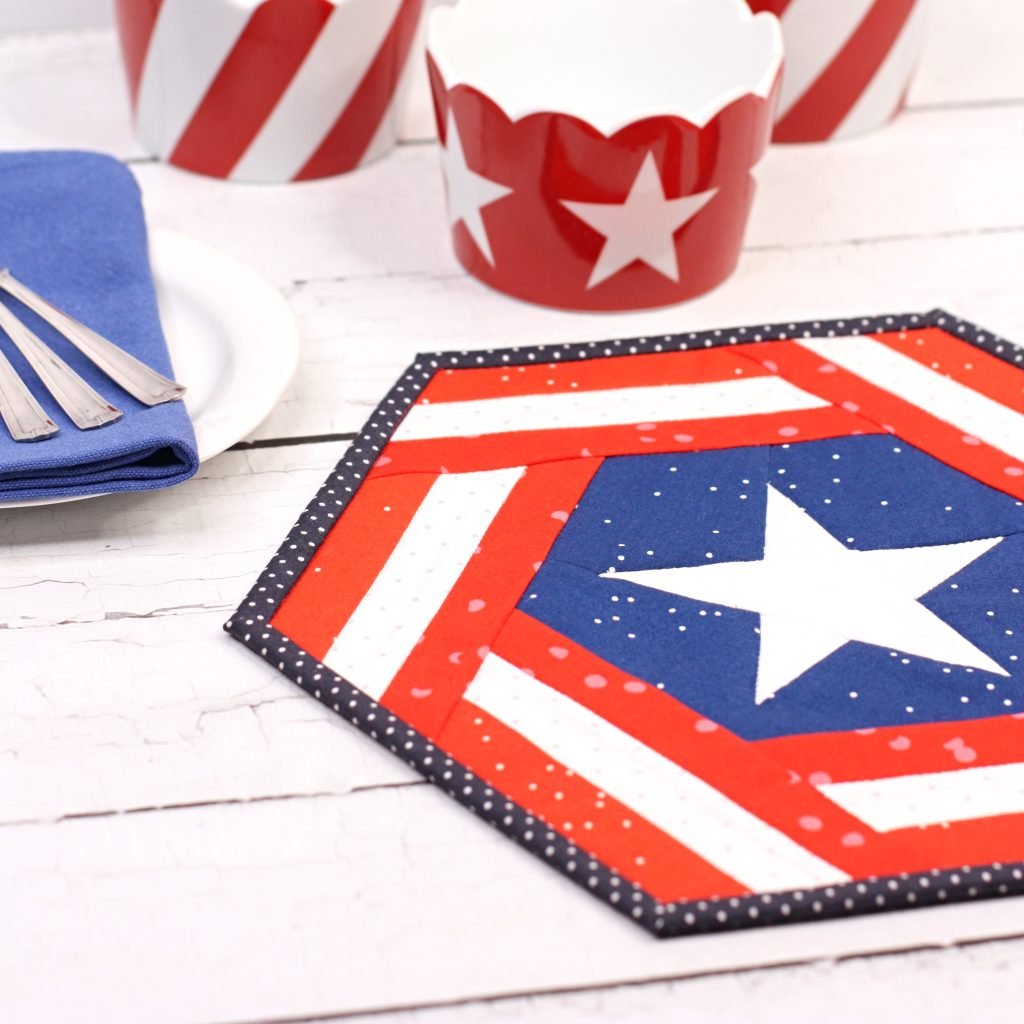 Hexie Star Placemat - A Spoonful of Sugar Shop