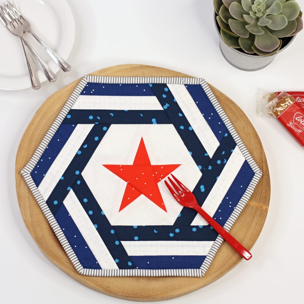 Hexie Star Placemat - A Spoonful of Sugar Shop
