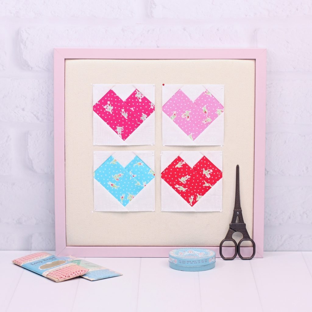 Simple Heart Foundation Paper Piecing Quilt Block (5 Sizes) - A ...