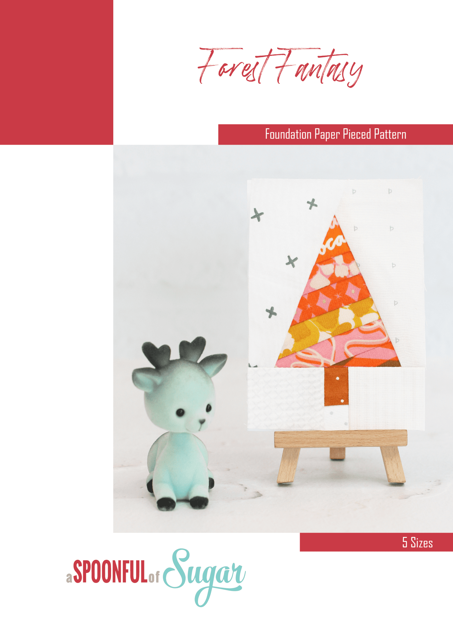 Forest Fantasy Foundation Paper Piecing Quilt Block (5 Sizes) - A ...