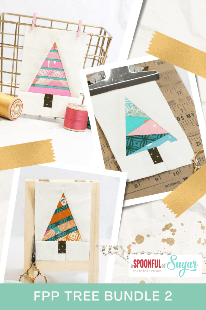 Tree Foundation Paper Piecing Quilt Blocks Bundle 2 - 3 Patterns (5 ...