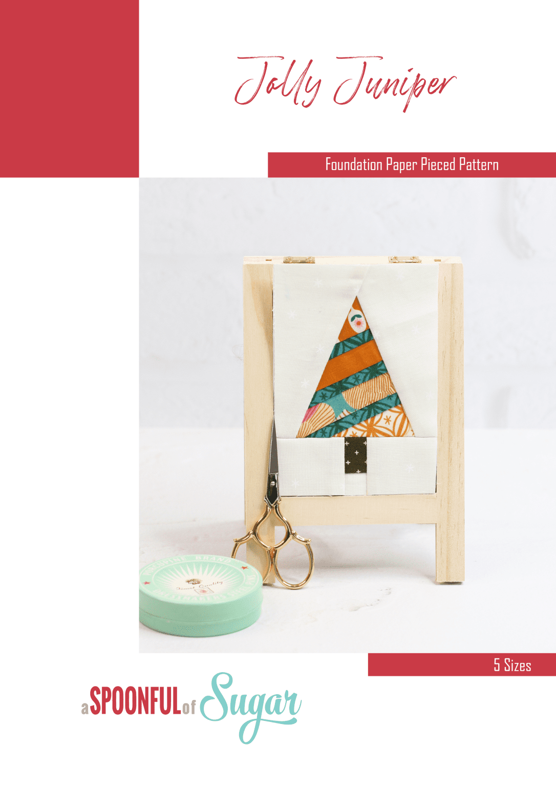Jolly Juniper Foundation Paper Piecing Quilt Block (5 Sizes) - A ...