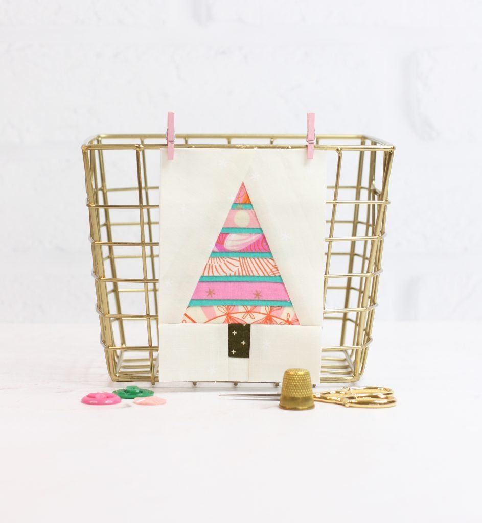 Festive Fir Foundation Paper Piecing Quilt Block (5 Sizes) - A Spoonful ...