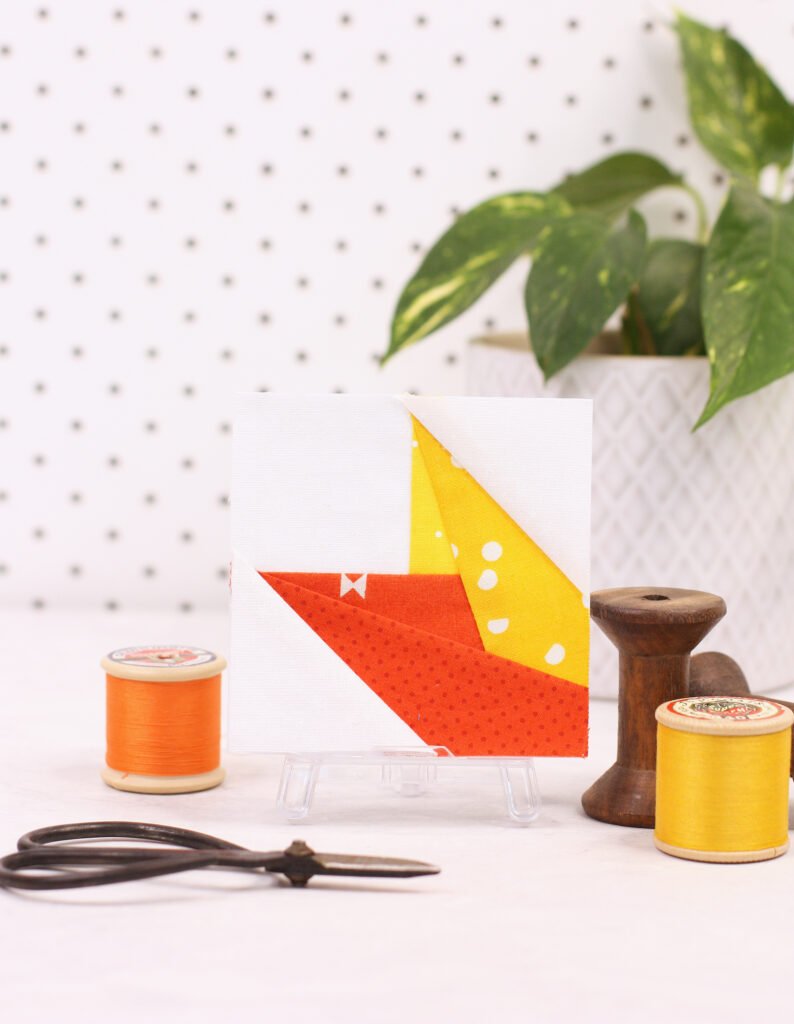 Flower Bud Foundation Paper Piecing Quilt Block (5 Sizes) - A Spoonful ...