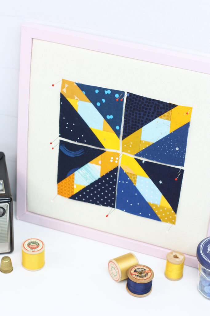 Starry Night Foundation Paper Piecing Quilt Block (5 Sizes) - A ...