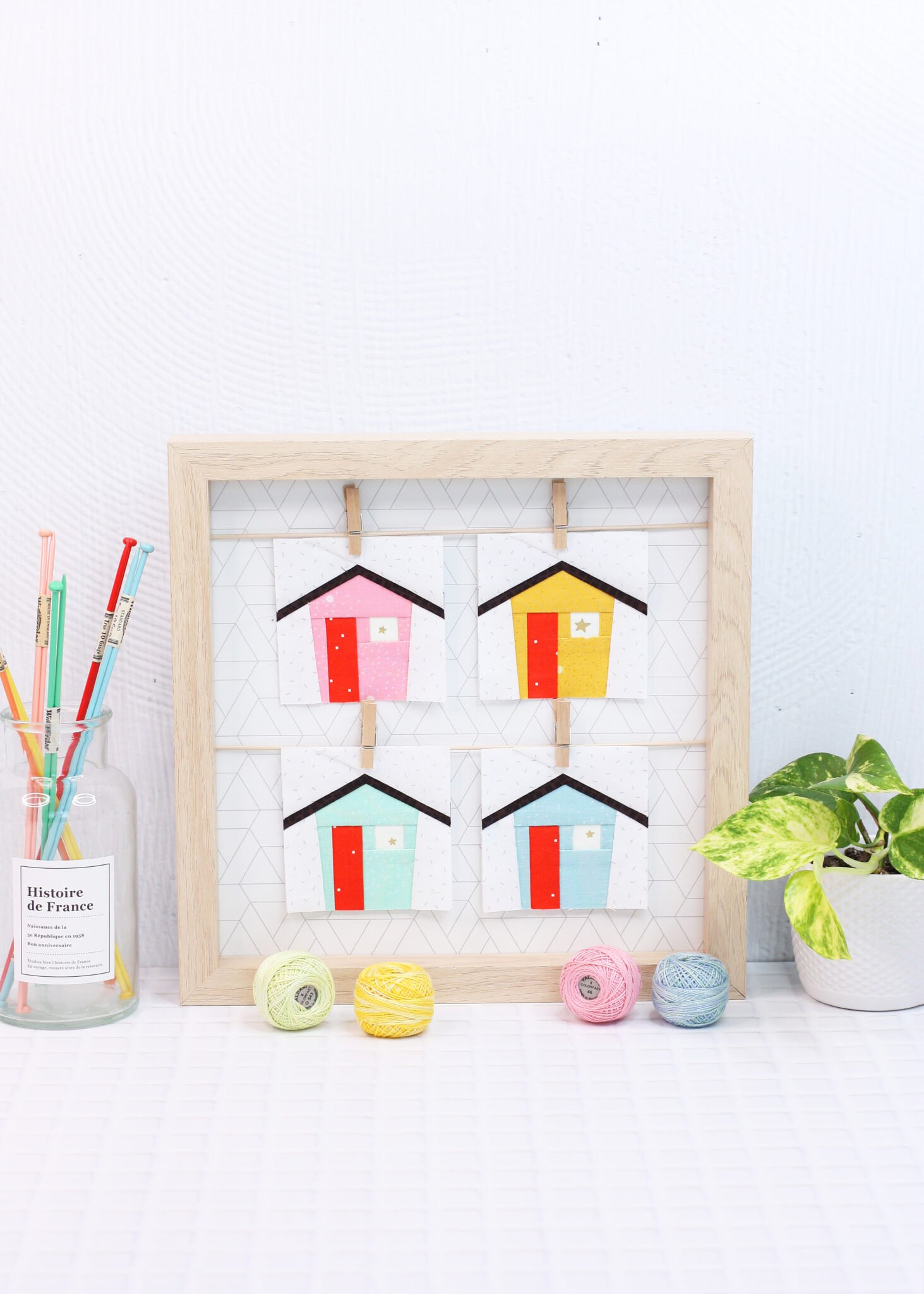 Simple Shack Foundation Paper Piecing Quilt Block (5 Sizes) - A ...