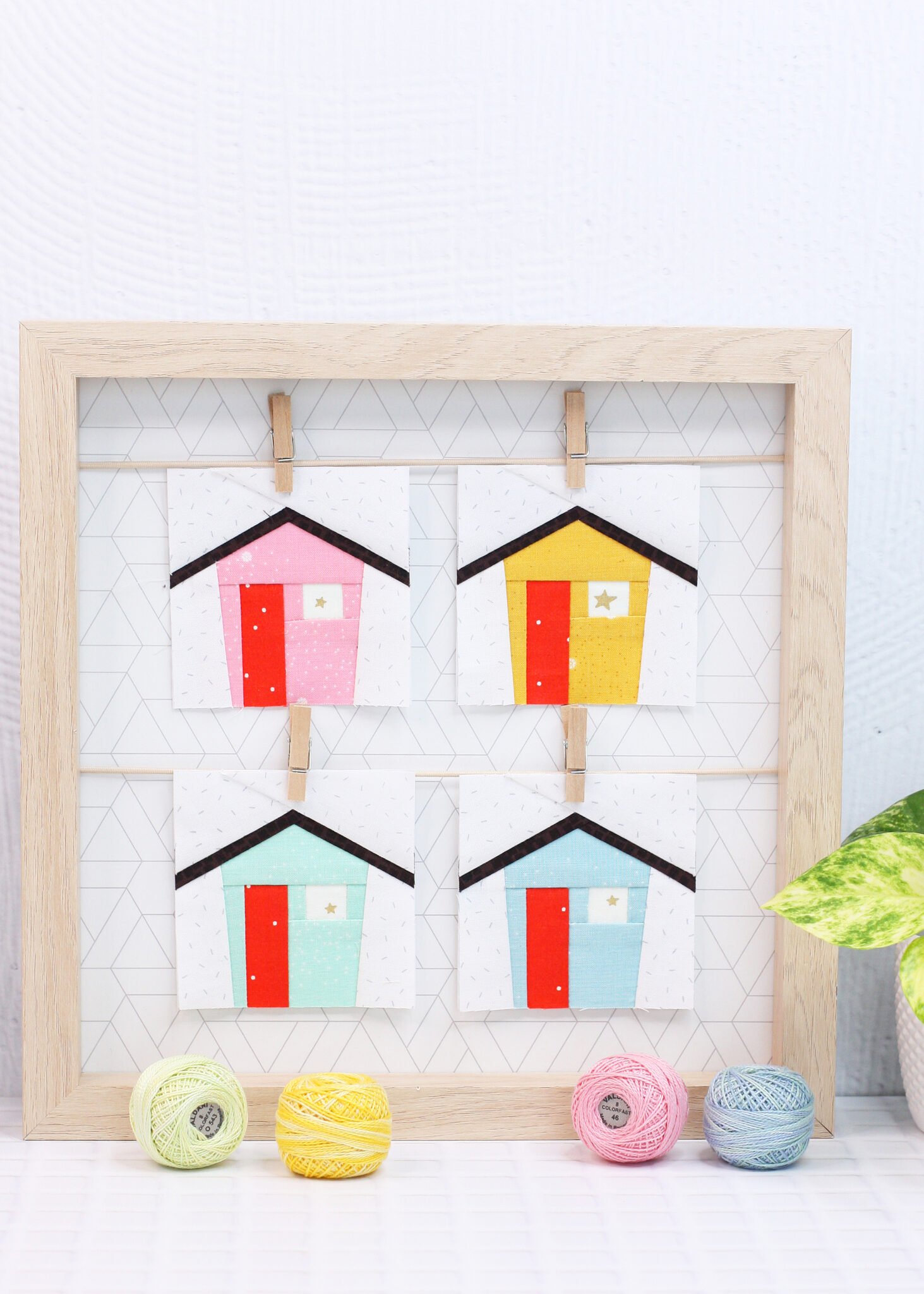 Simple Shack Foundation Paper Piecing Quilt Block (5 Sizes) - A ...
