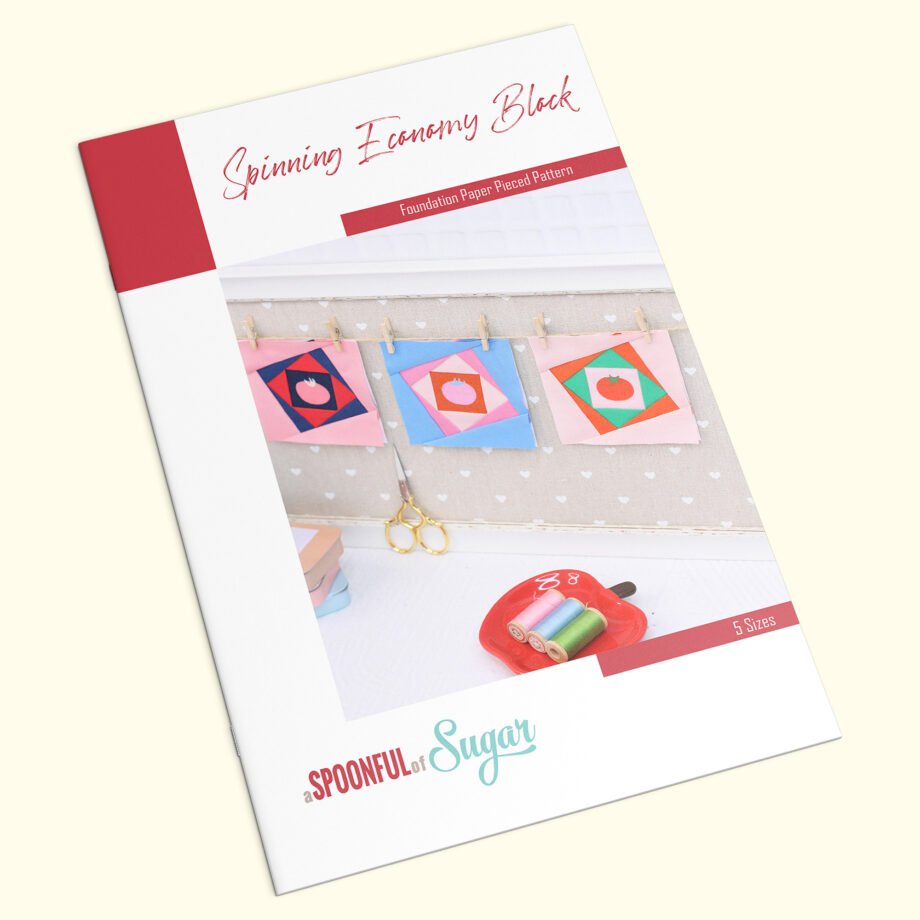 Spinning Economy Foundation Paper Piecing Quilt Block (5 Sizes) - A ...