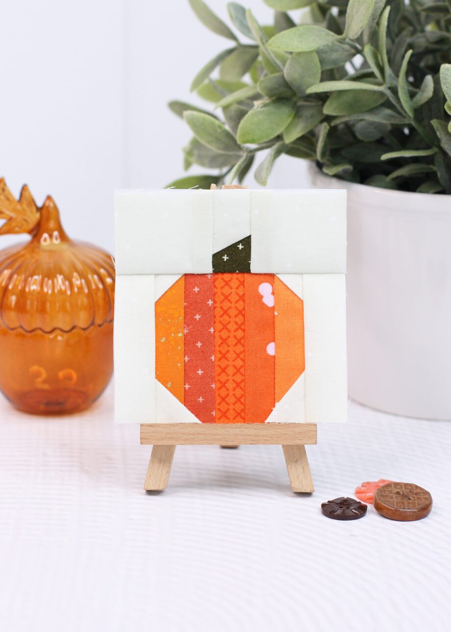 Pumpkin Parade Foundation Paper Piecing Quilt Block (5 Sizes) - A ...